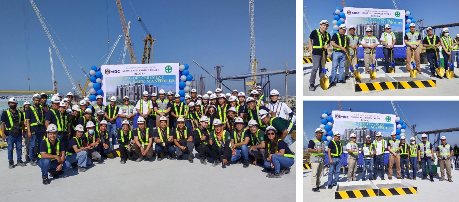 Arbor Lanes Phase 3 Block 4 Tops Off with 3 Million Safe Person Hours ...