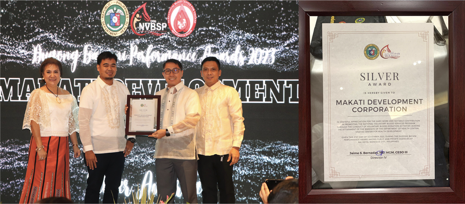 MDC receives Dugong Bayani Silver Award from DOH - Central Visayas ...