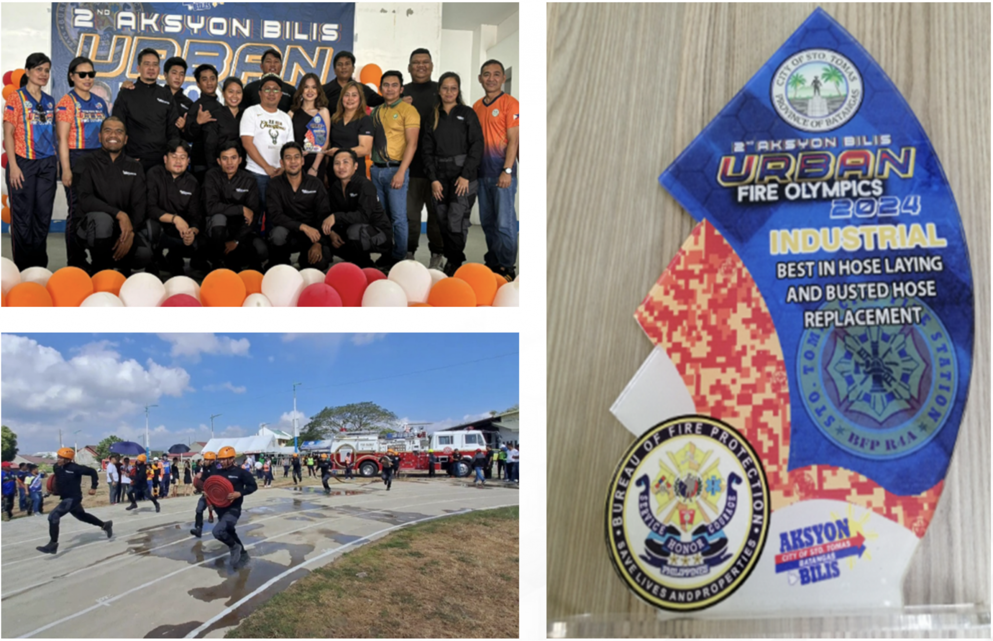 MCI wins at 2024 BFP Aksyon Bilis Urban Fire Olympics - Makati ...