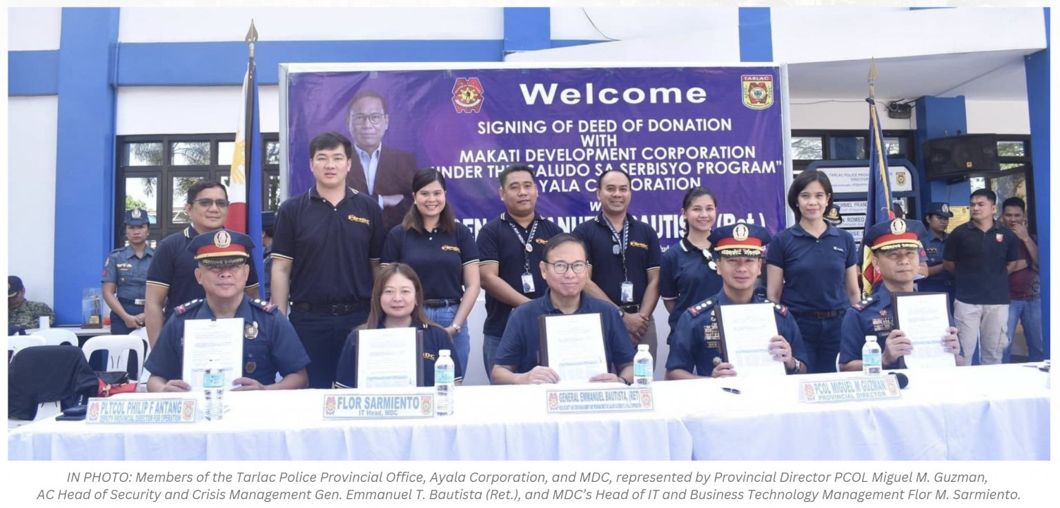 MDC supports uniformed service personnel through Ayala's “Saludo sa Serbisyo” Program - Makati ...