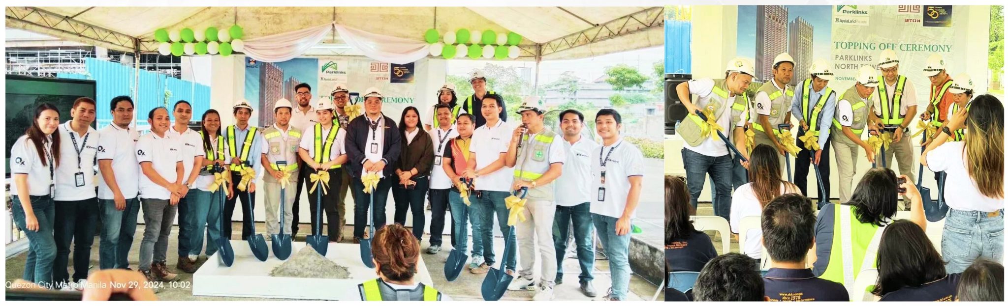 Parklinks North Tower celebrates Topping-off Milestone - Makati ...