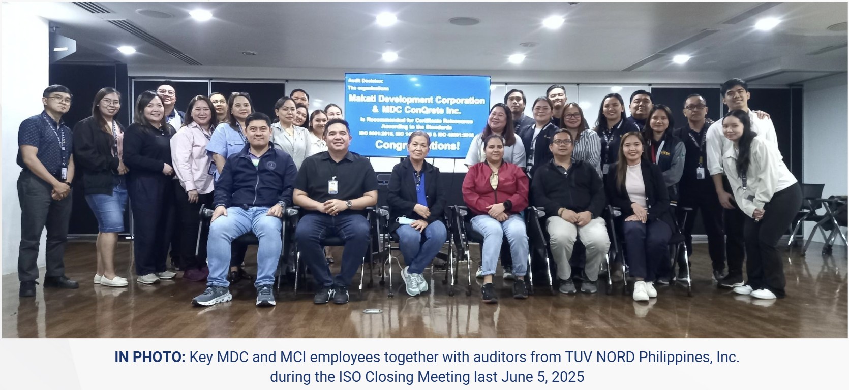 MDC and MCI successfully pass ISO Recertification Audit - Makati ...
